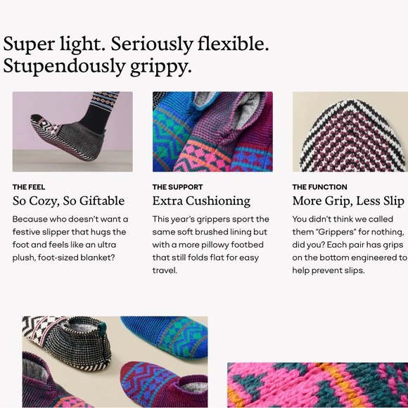 Bombas | Underwear & Socks | Bombas Mens Patterned Gripper Slippers ...